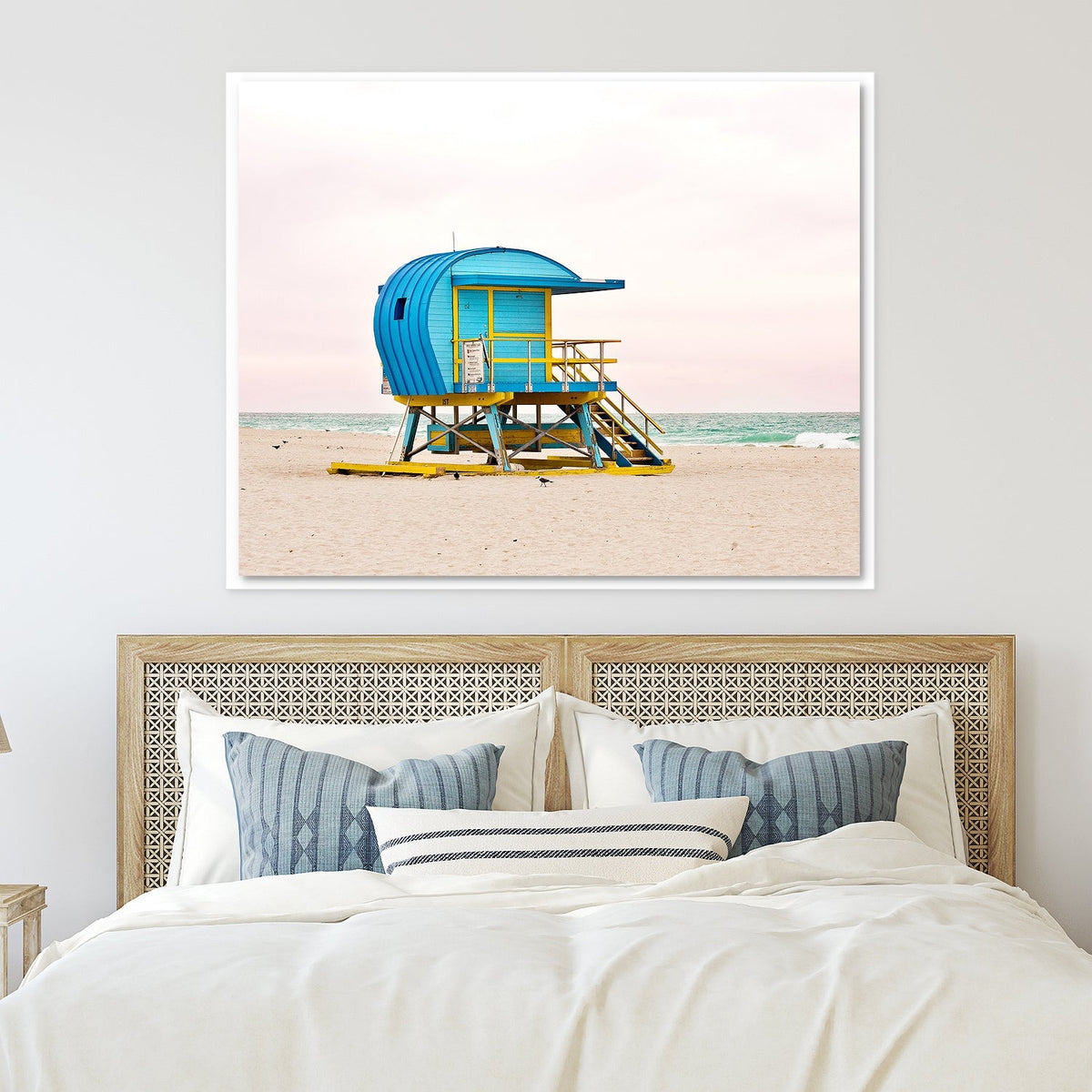 Blue #3 Lifeguard Stand Miami Beach – Catch A Star Fine Art