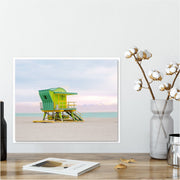 Green #6 Miami Beach Lifeguard Stand Art Deco – Catch A Star Fine Art