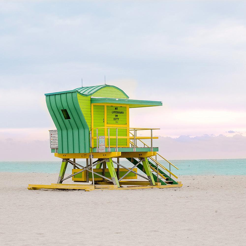 Green #6 Miami Beach Lifeguard Stand Art Deco – Catch A Star Fine Art